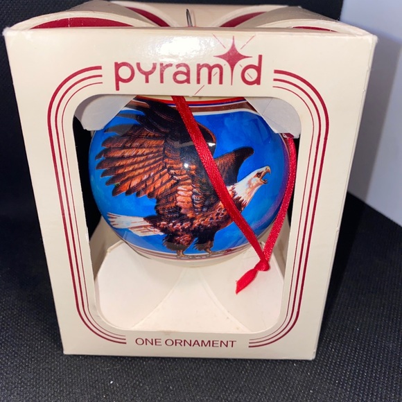 pyramid | Holiday | Pyramid Ornament American Flag God Bless America ...